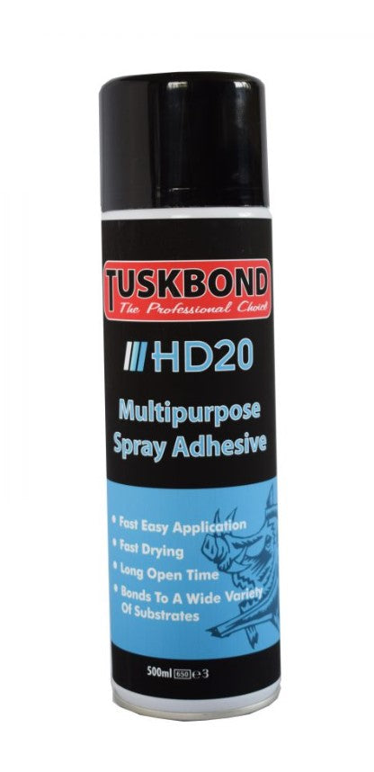 HD20 Multi Purpose Spray Adhesive – Wharfside Supplies Limited